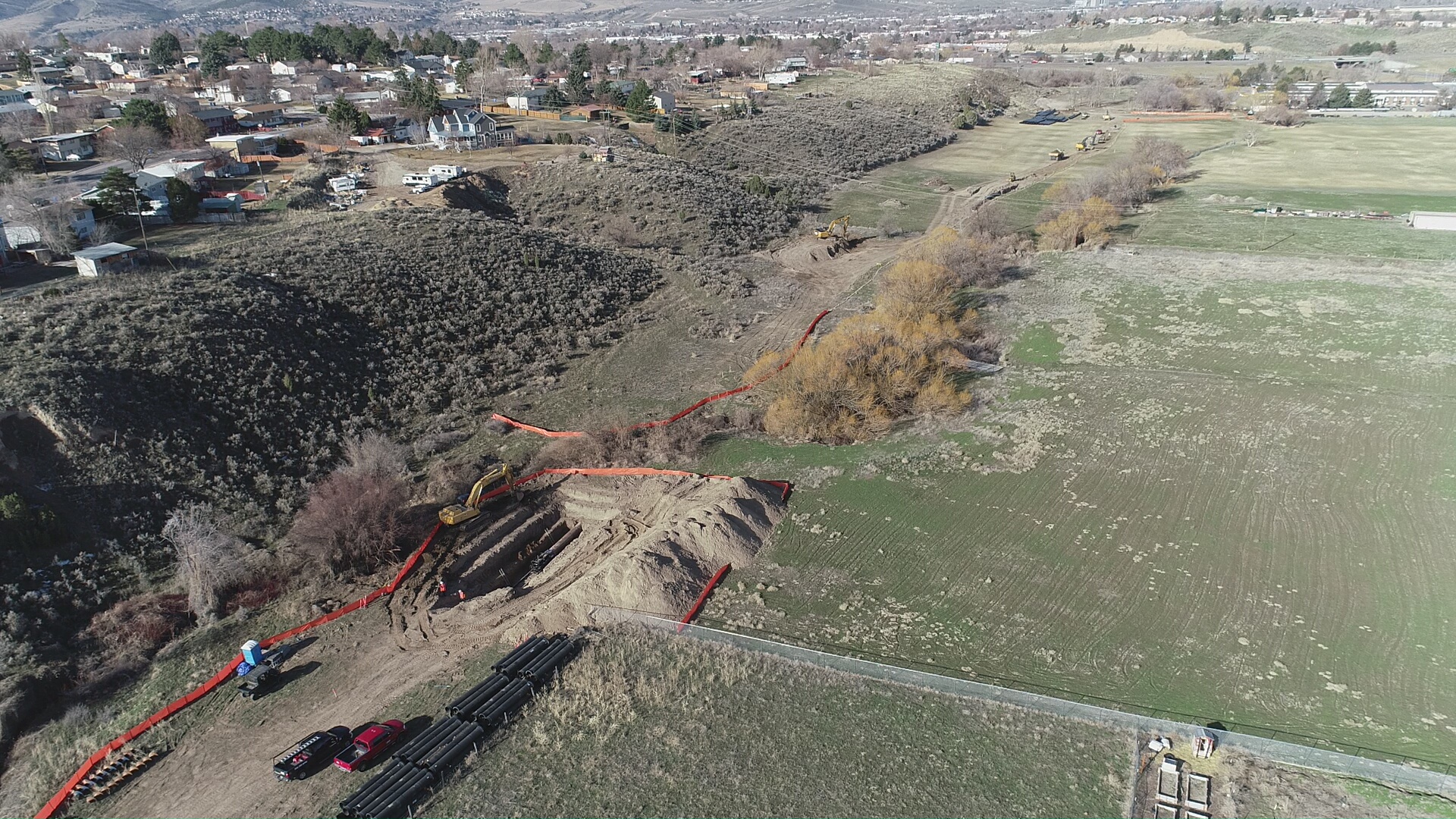 Transmission Line Installation Underway for Pocatello Creek Booster ...