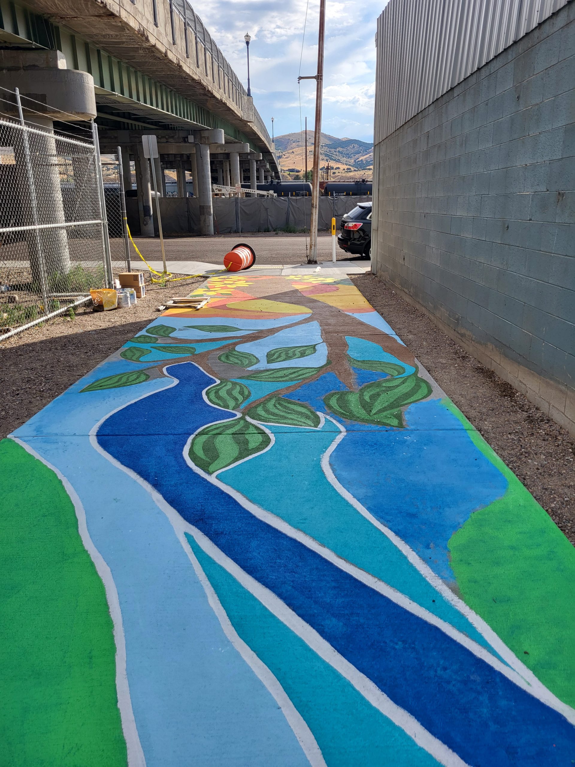 Painting the Old Town Trail – Pocatello Projects