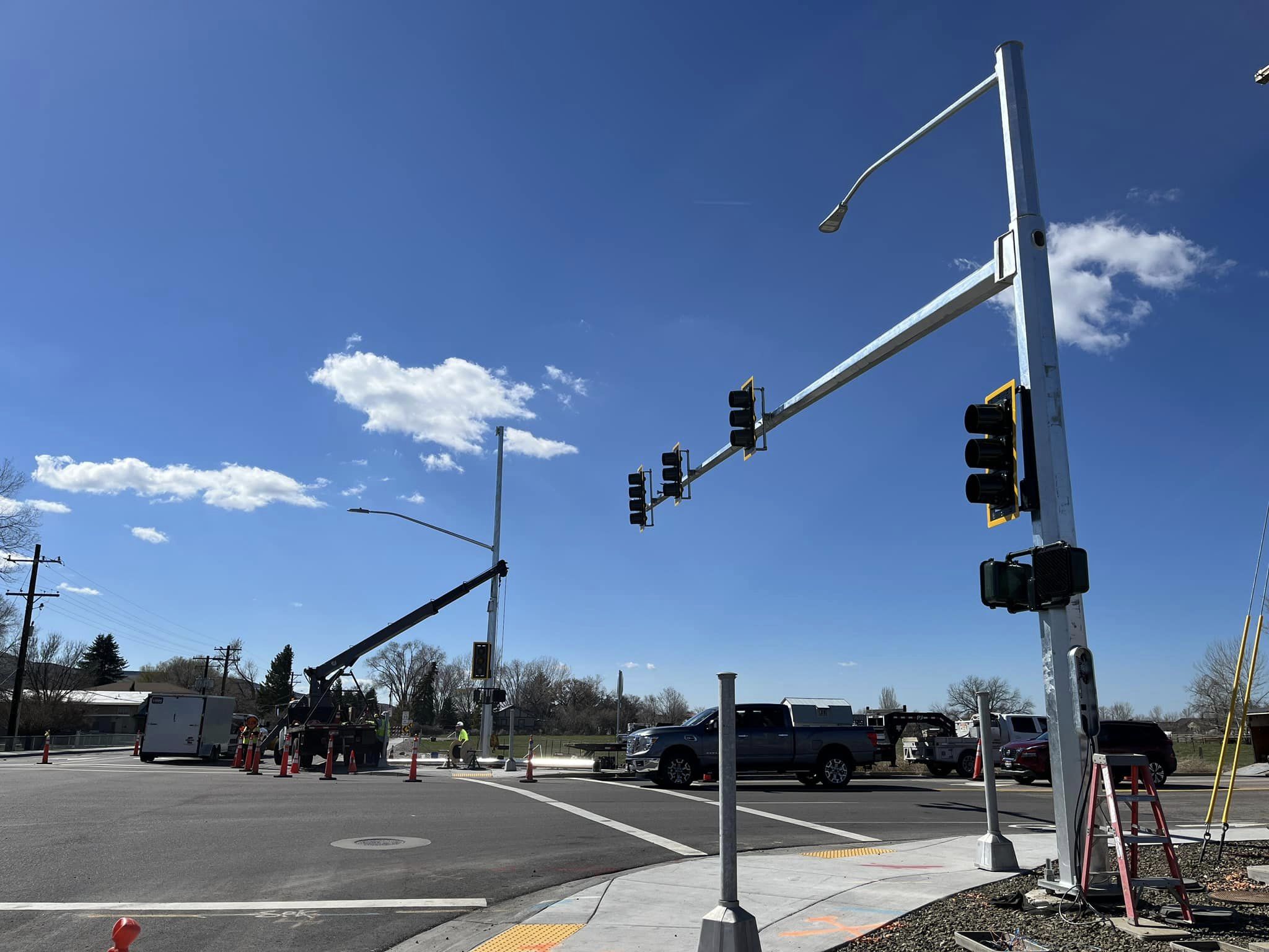 Installing Traffic Signals at Hawthorne and Quinn – Pocatello Projects